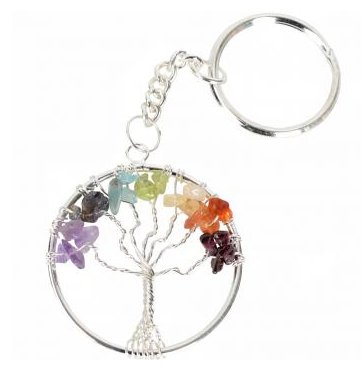 Key Chain - Tree of Life/Chakra - inspired living