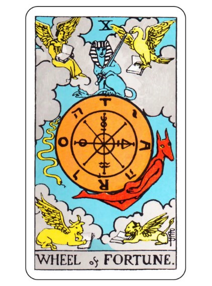 Sticker - Tarot/Wheel of Fortune - inspired living