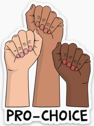 Sticker - Pro -Choice Hands - inspired living