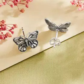 Earrings/Post - Butterfly/Monarch - inspired living