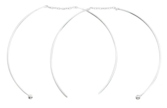 Earrings/Threaders - Curved - inspired living