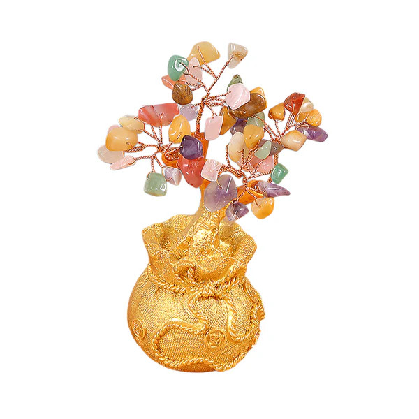 Mini Money Tree - Multi Stone - inspired living