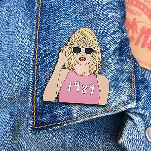 Enamel Pin - Taylor Swift 1989 - inspired living