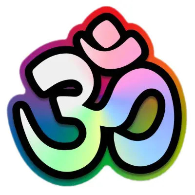 Sticker - Holographic Om - inspired living