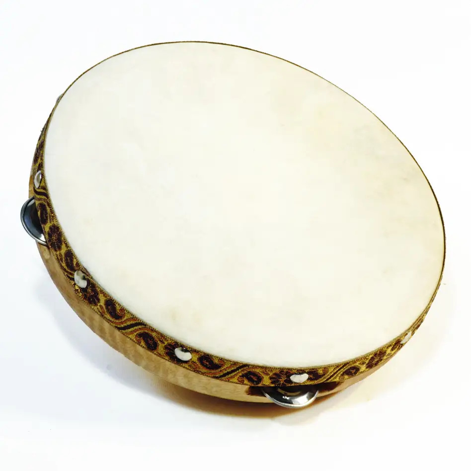 Tambourine Small Drum Instrument - inspired living