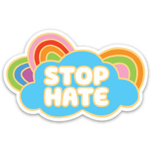 Sticker - Stop Hate - inspired living