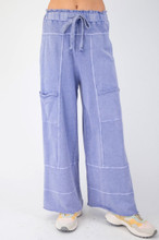Pants - Mineral Washed/Misty Blue - inspired living