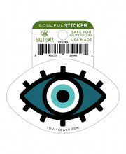 Sticker - Evil Eye w/ Lashes - inspired living