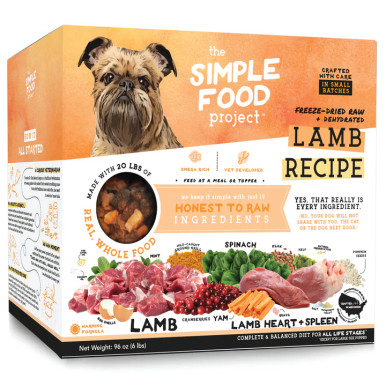 The Simple Food Project DOG Food - Lamb 24 oz (1.5 lbs)