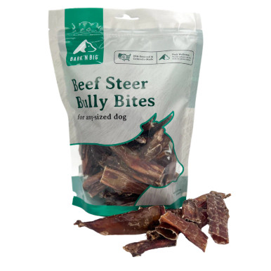 BarkNBig USA Beef Steer Pieces 1-3" 1lb Bag
