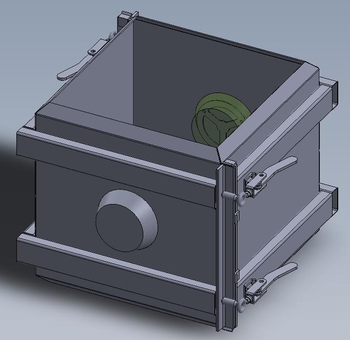 30 x 30 x 30 Half Block Form (Chamfered Edges) - World Block Inc.
