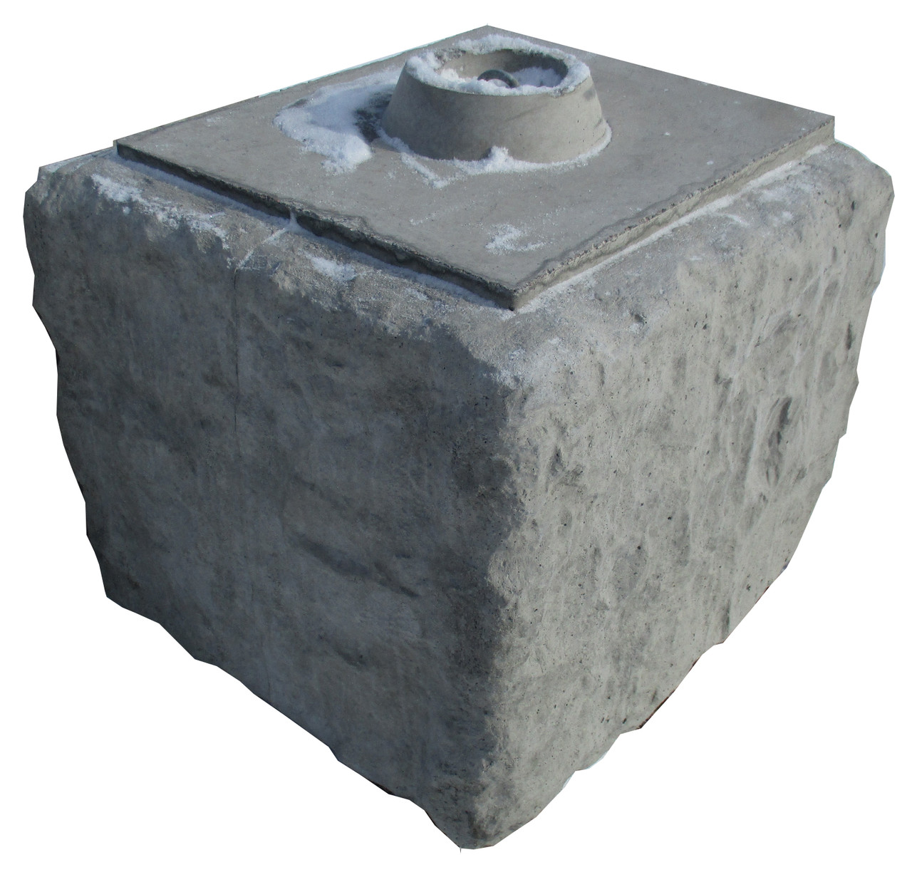 Two-Sided Fence Form - Half Block Form w/ 4" Corner Extension (requires ...