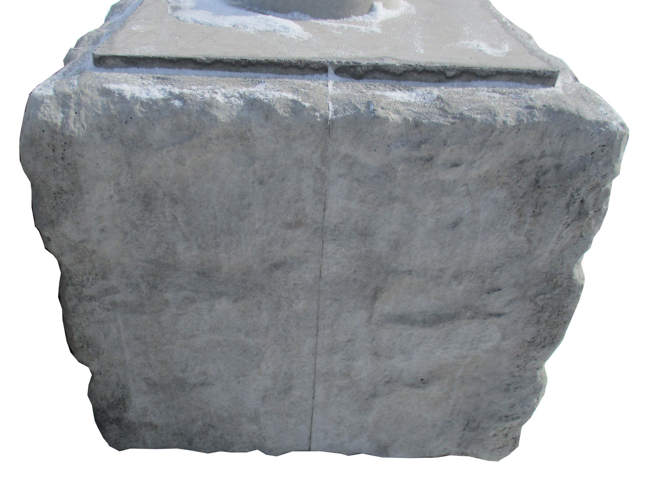 Two-Sided Fence Form - Half Block Form w/ 4" Corner Extension (requires ...