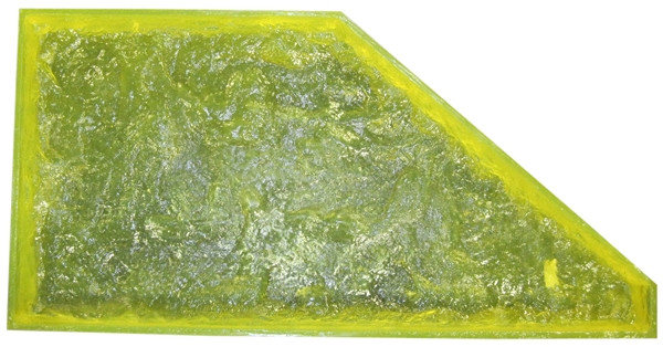 Form Liner - 24 x 48 x 4 Landscape Half Slope (L) - World Block Inc.