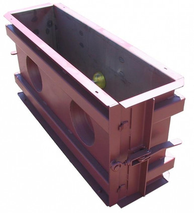 Knob Style - 12 x 24 x 48 Top Cap Form (Straight Edges) - World Block Inc.