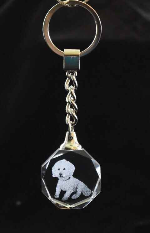 Keychain With Laser Engraved Photo | Crystal Prints