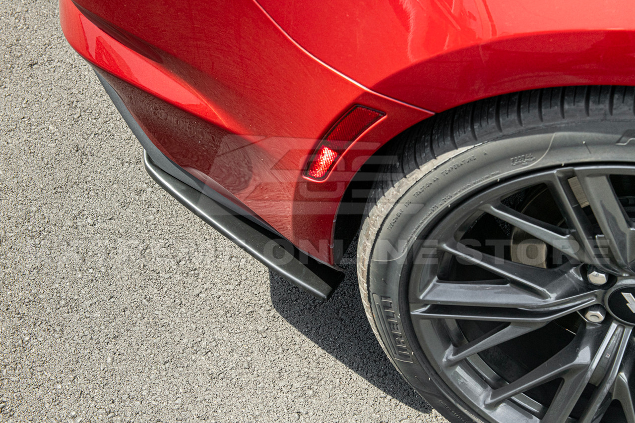 16-24 Camaro Gloss Black Track Edition Rear Diffuser W/ Fins - EOS ...