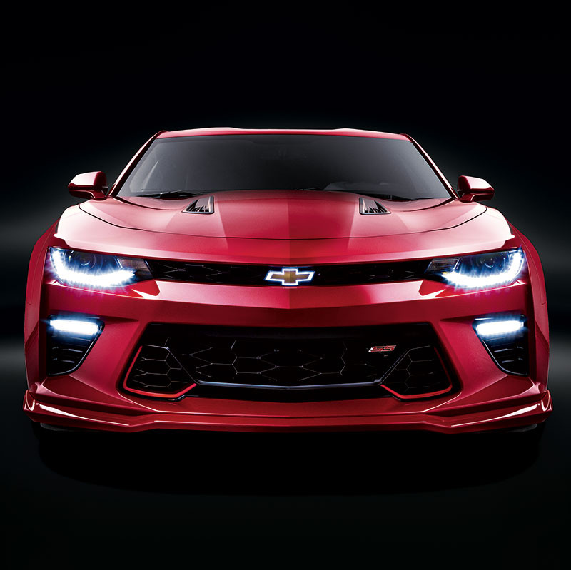 16-18 Camaro Gold Emblem Glowtie Kit - General Motors (23380121)