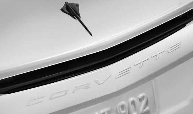20-24+ C8 Corvette Script Emblem (Arctic White) - General Motors (84313984)