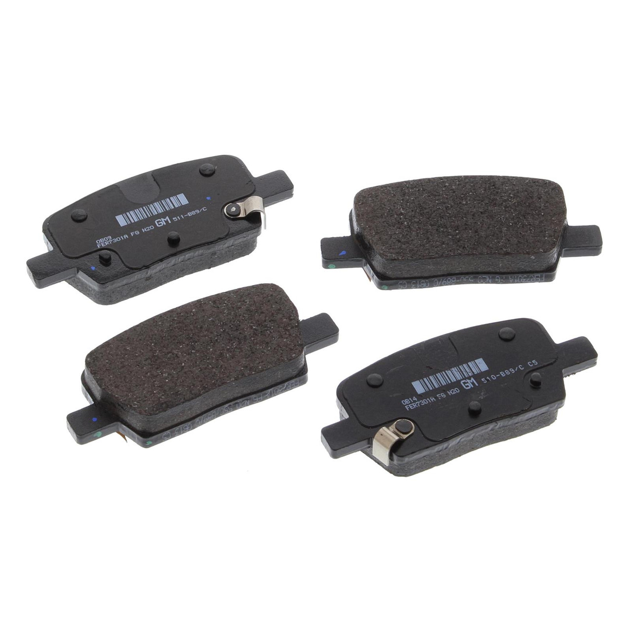 16-24 Camaro LS/LT/RS/LT1 Single Piston Rear OEM Brake Pad Kit ...