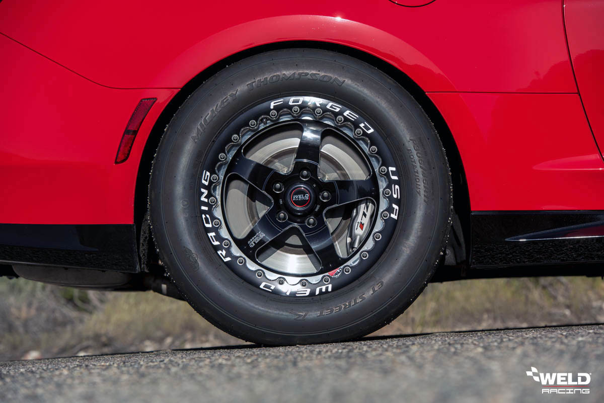 16-24 Camaro S71 Beadlock 17x10.5 5x120 Rear Wheel (Black Center ...