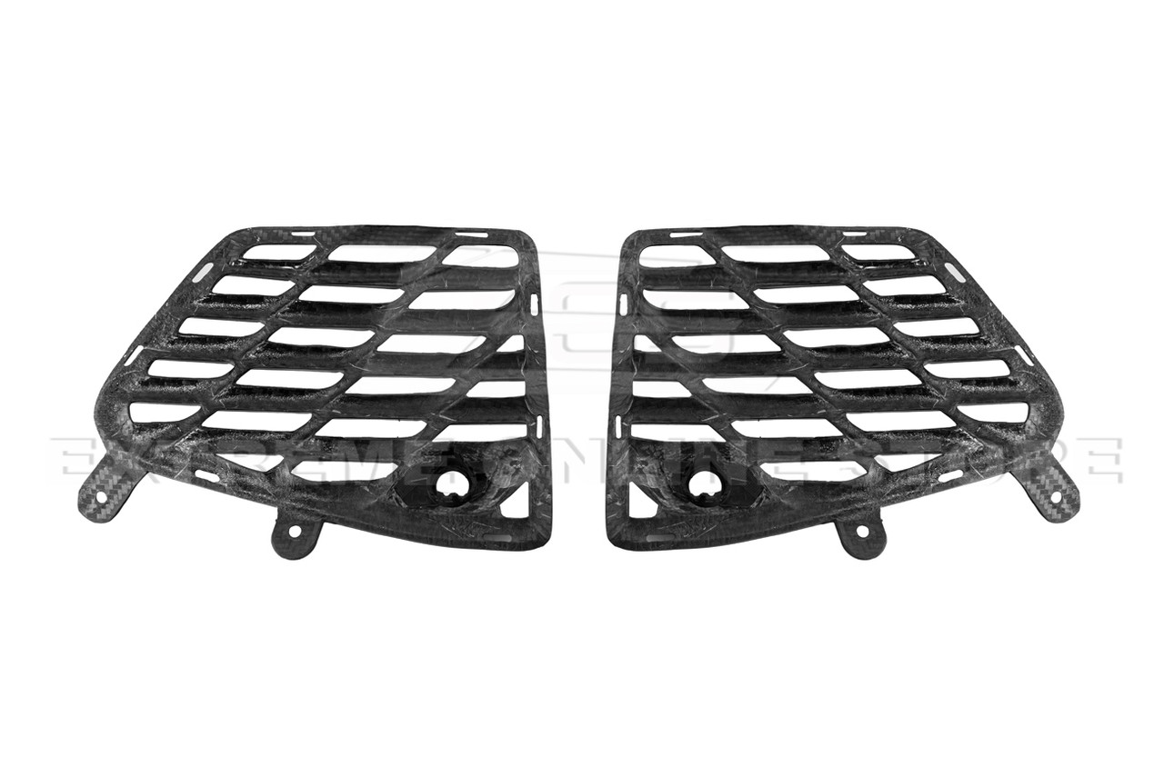 20-24+ C8 Corvette Carbon Fiber Rear Grilles (Includes 2) - EOS (GRILL ...