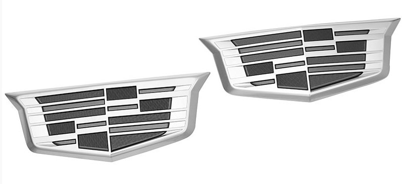 20-24 Cadillac CT5 Monochrome Emblem Kit (Includes 2) - General Motors ...