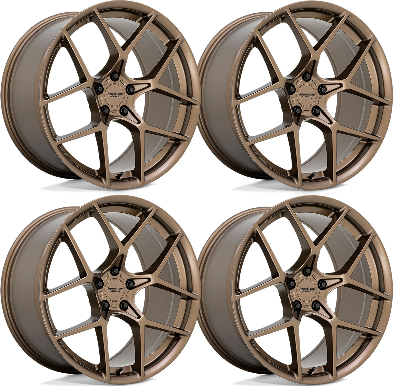 16-24 Camaro AR24 Crossfire 20x9" & 20x10.5" Wheel Set (Matte Bronze ...
