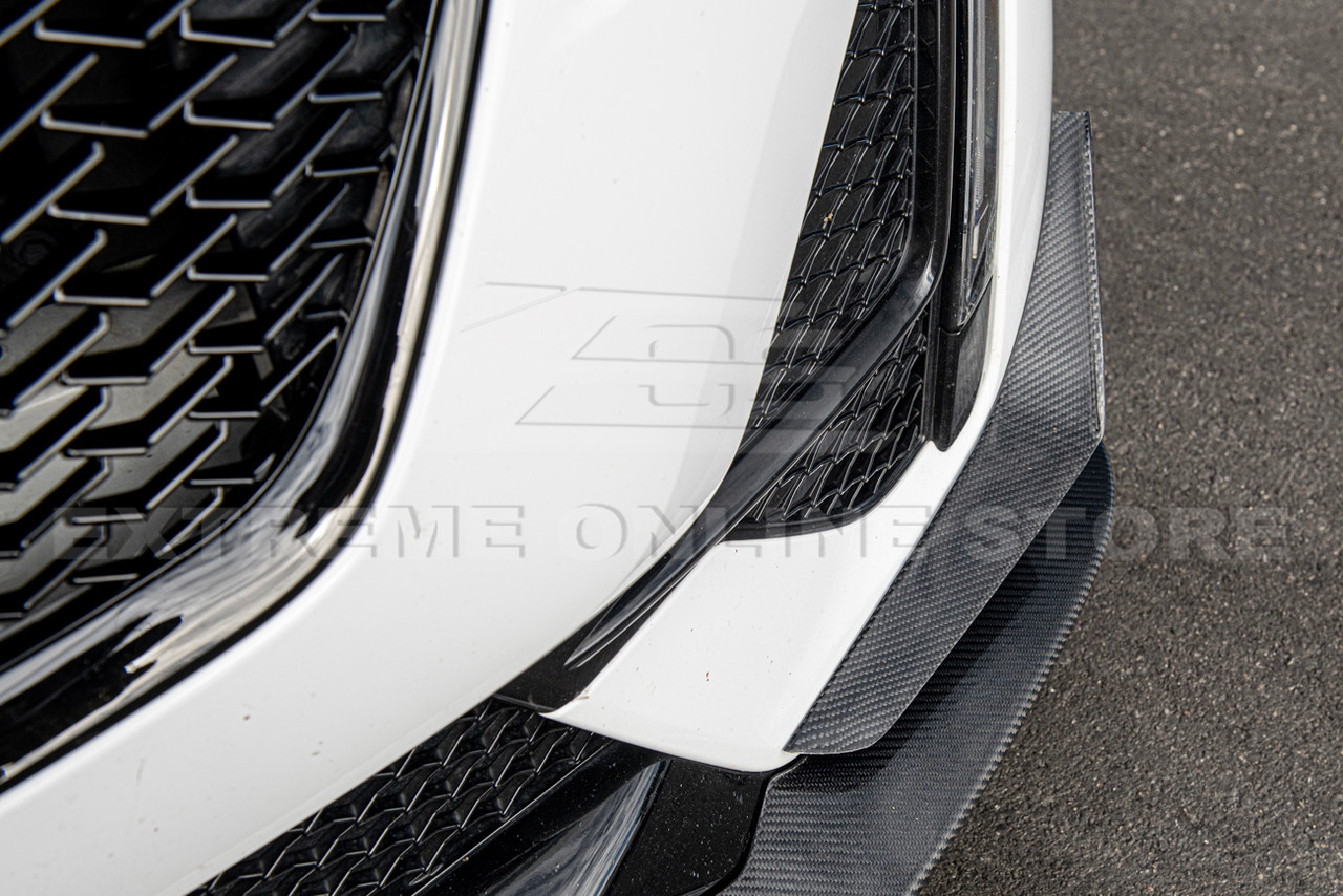 20-24+ Cadillac CT5-V & Sport, Carbon Fiber Front Splitter W/ Dive ...