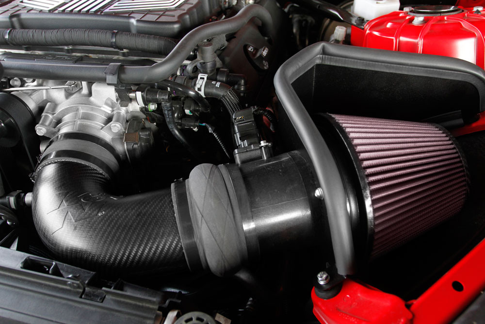 17-24 Camaro LT4 ZL1 Dry Carbon Fiber Cold Air Intake - K&N Filters (63 ...