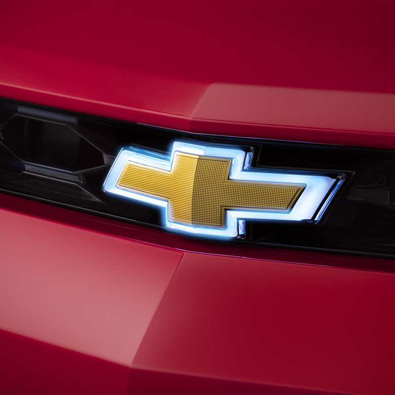 16-18 Camaro Gold Emblem Glowtie Kit - General Motors (23380121)