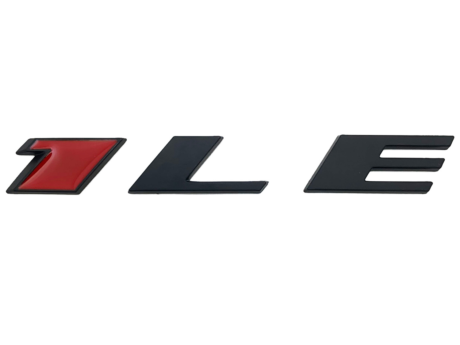16-24 Camaro Matte Black & Red "1LE" Emblem(s) - Wildhammer (WH08R)