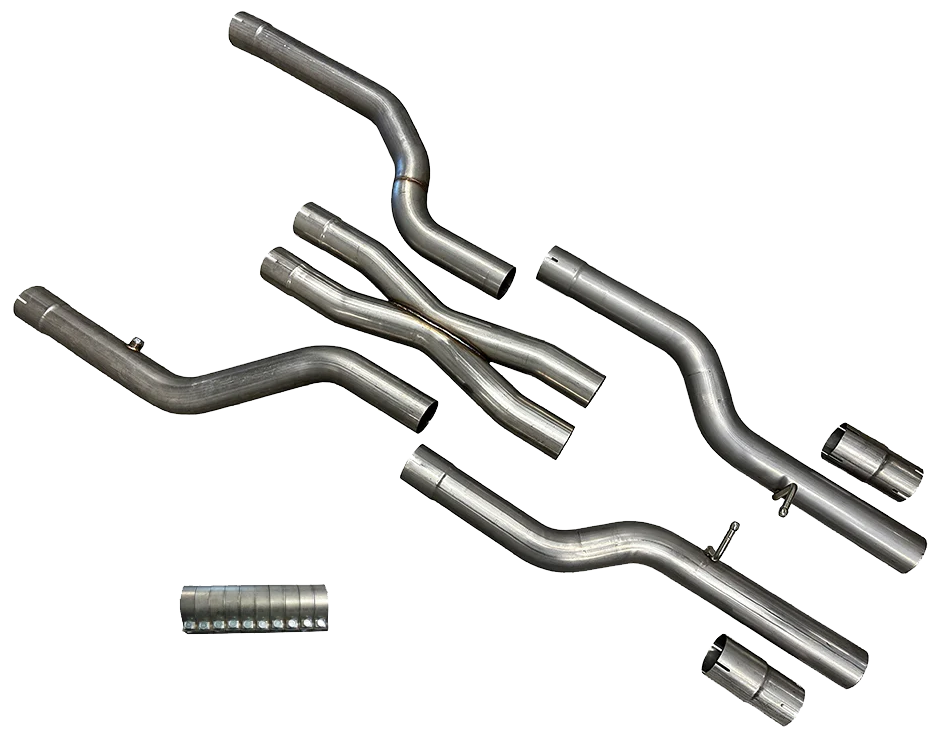 16-24 Camaro SS/ZL1 1-7/8th" Long Tube Header & Mid-Pipe Kit - Speed ...