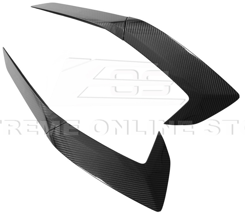 20-25+ C8 Corvette Full Replacement Carbon Fiber Fender Vent Door ...