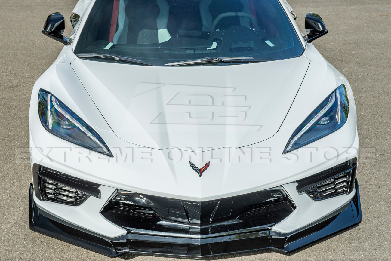 20-26+ C8 Corvette Performance Extended Front Splitter - EOS (FLIP-510 ...