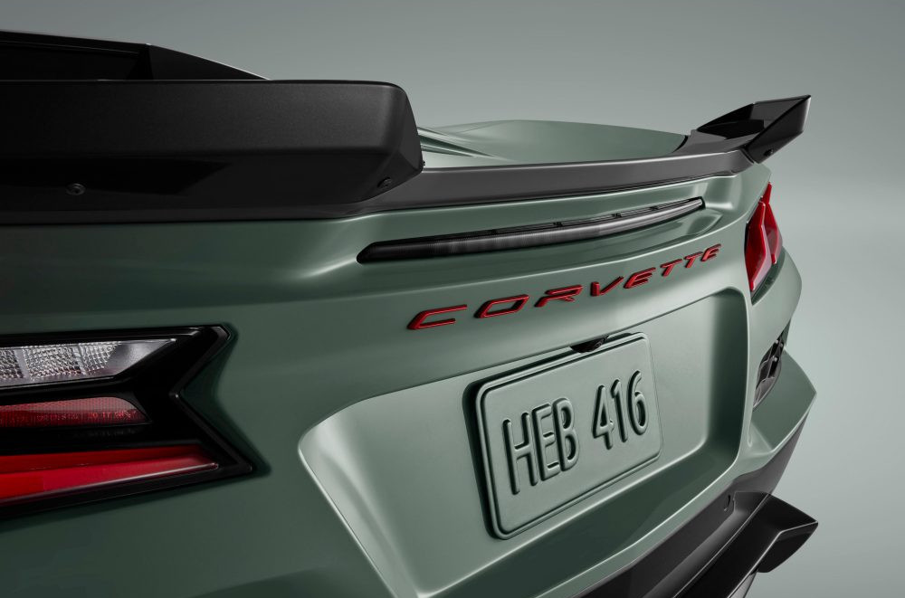 23-26+ C8 Corvette Z06/E-Ray Script Emblem (Propel Red) - General ...