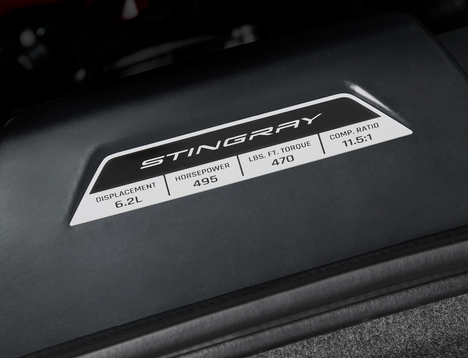 GM 87818050 Engine Plaque | 2020+ C8 Corvette Stingray