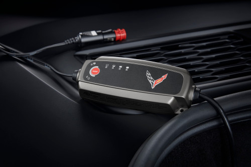 20-24+ C8 Corvette Battery Protection Package W/ Crossed Flag Logo ...