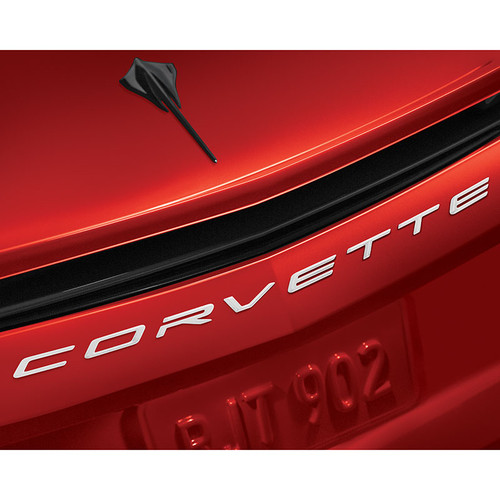 20-26+ C8 Corvette Script Emblem (Arctic White) - General Motors (84313984)