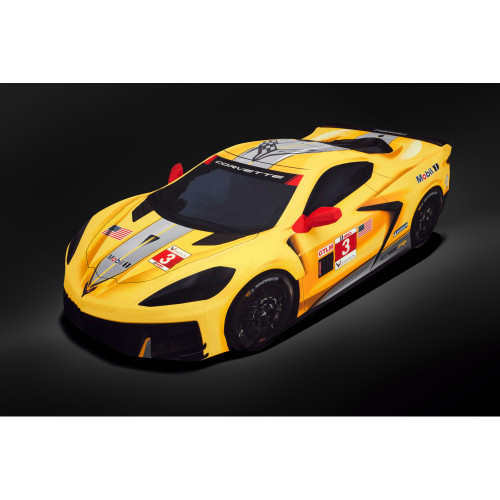 20-26+ C8 Corvette Premium Indoor Car Cover with (Yellow W/ High Wing ...