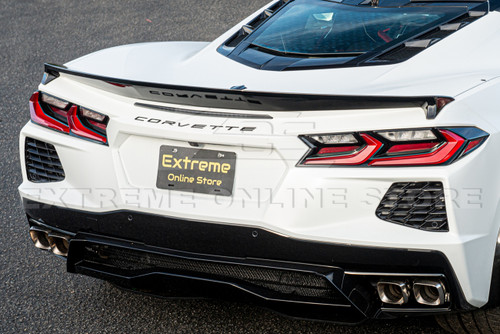 20-25+ C8 Corvette Low Profile Spoiler in Gloss Black - EOS (SPOILER ...
