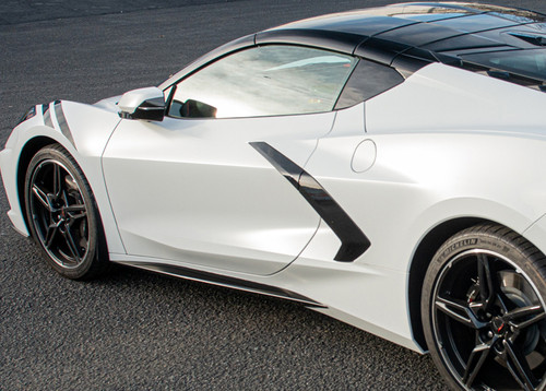 20-25+ C8 Corvette Rocker Panel Extensions in Gloss Black - EOS (SS-275 ...