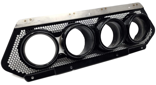23-26+ C8 Corvette Z06 Black Exhaust Tip Panel - General Motors (86812390)