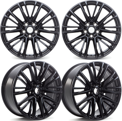 20-26+ Cadillac CT5 20x8.5"Gloss Black Split Spoke Wheel Set (Includes ...