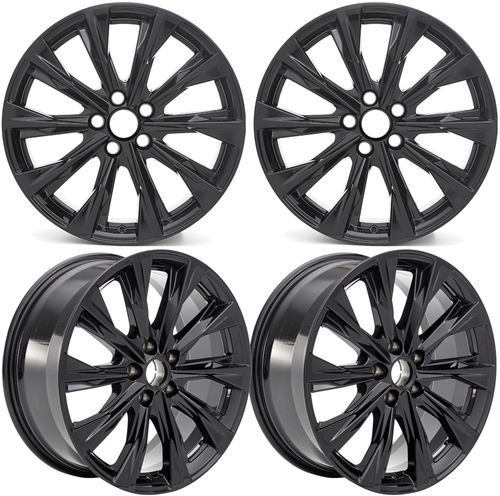 20-25+ Cadillac CT4 19x8" Split Spoke Gloss Black Wheel Set (Includes 4 ...