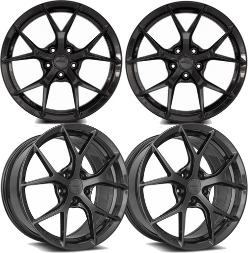 20-25+ C8 Corvette FS06 19x8.5" & 20x11" Wheels (Front & Rear)(Carbon ...