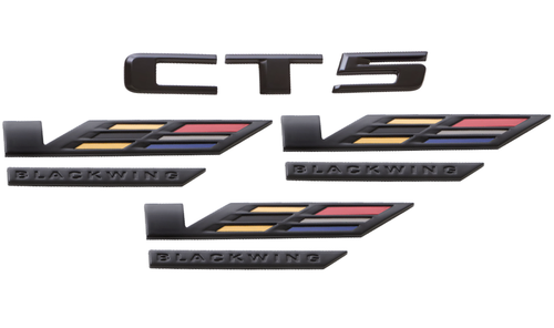 20-25+ Cadillac CT5-V Blackwing Black Emblem Set (Includes 4) - General ...
