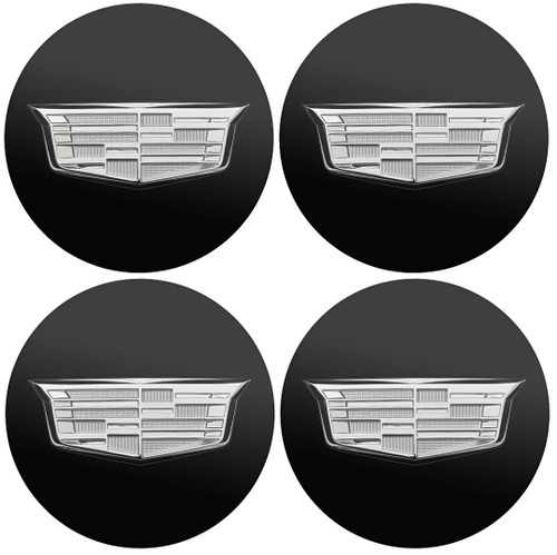 20-26+ Cadillac CT4 & CT5, Gloss Black W/ Monochrome Logo Center Cap ...