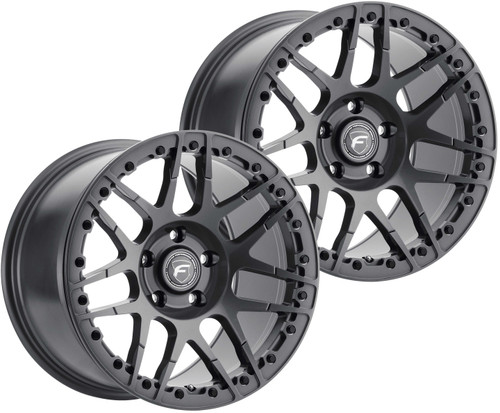 16-24 Camaro F14 Beadlock 17x10" +45 Rear Drag Wheel Set (Gloss ...