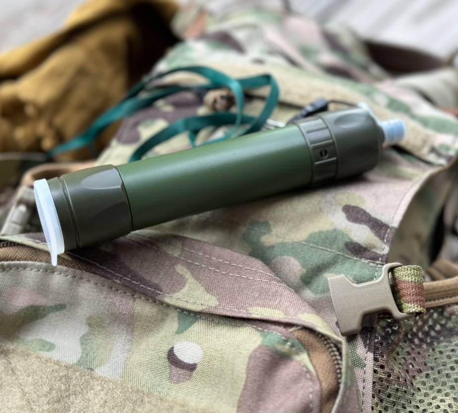 Tactical Water Filter Straw - Black Scout Survival, LLC